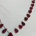 Natural Ruby Drops Necklace Precious Real Ruby Drop - Etsy
