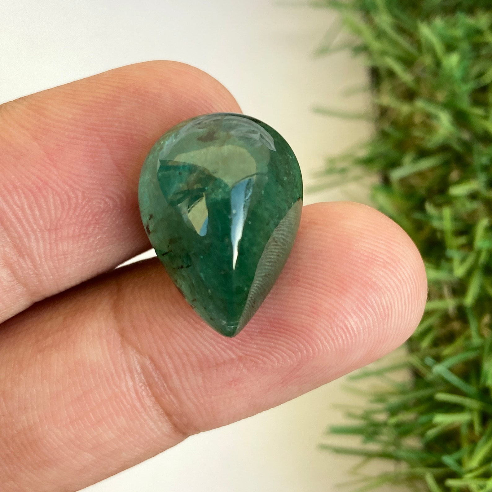 20 Carat Amazing Emerald Cabochon , Natural Emerald Cabochon ,precious ...