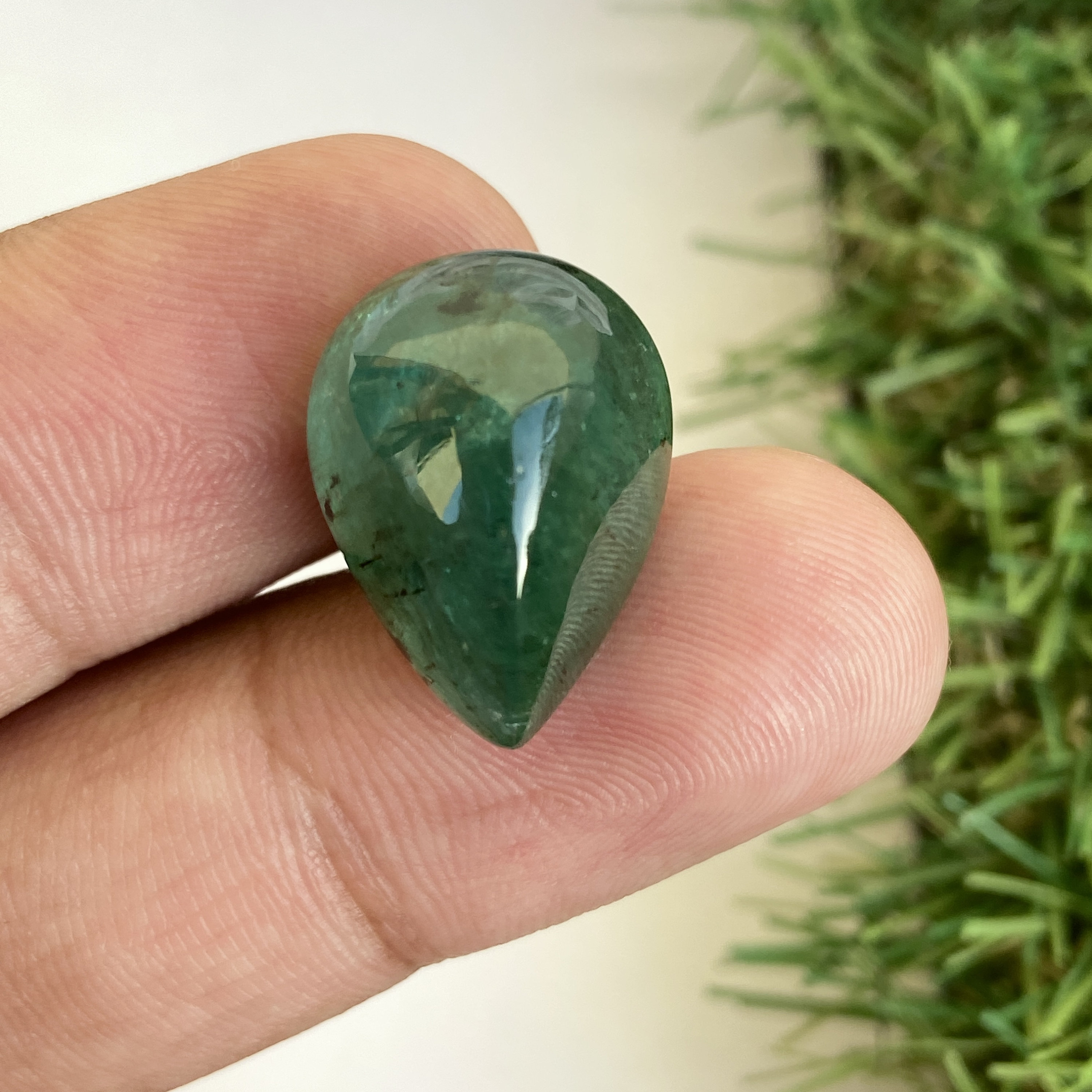 20 Carat Amazing Emerald Cabochon , Natural Emerald Cabochon ,precious ...