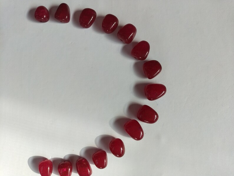 Red Onyx Stone Onyx Pota 7 Pcs 15x13 Mm to 18x15 - Etsy