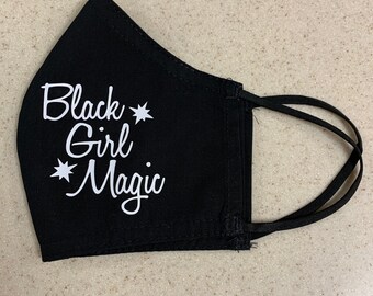 Black Girl Magic Face Mask | Etsy