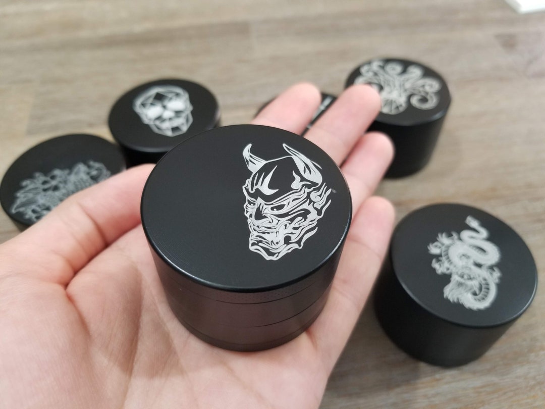 Custom Personalized Grinders Herb Grinder Accessory 2 Inch 4-piece ...