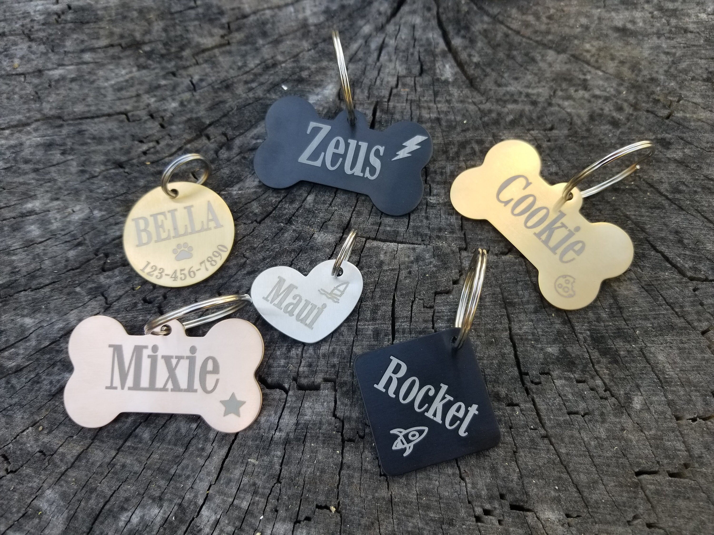 Dog Tag Dog Tags Dog Tags for Dogs Personalized Dog Tag | Etsy