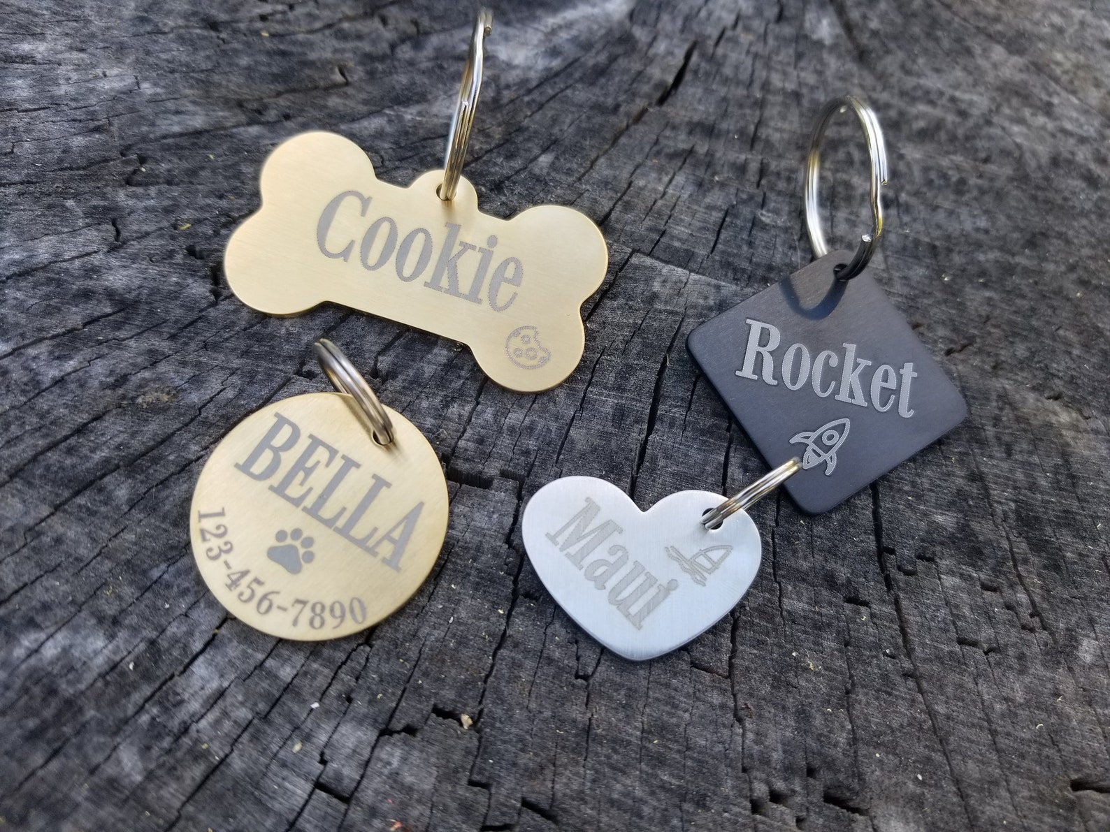 Dog Tag Dog Tags Dog Tags for Dogs Personalized Dog Tag | Etsy