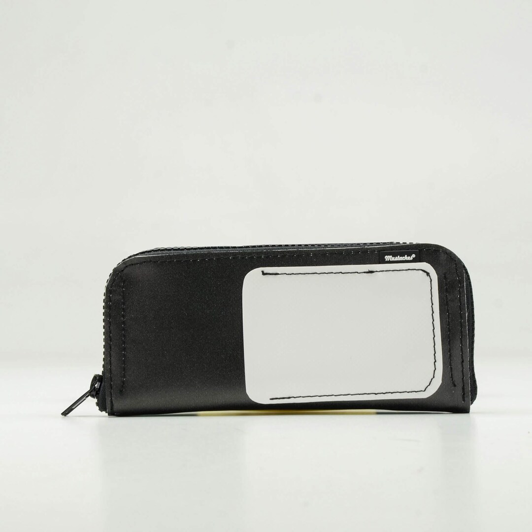 Recycled Truck Tarp Wallet • Large Zipper • Upcycled Eco-friendly ...