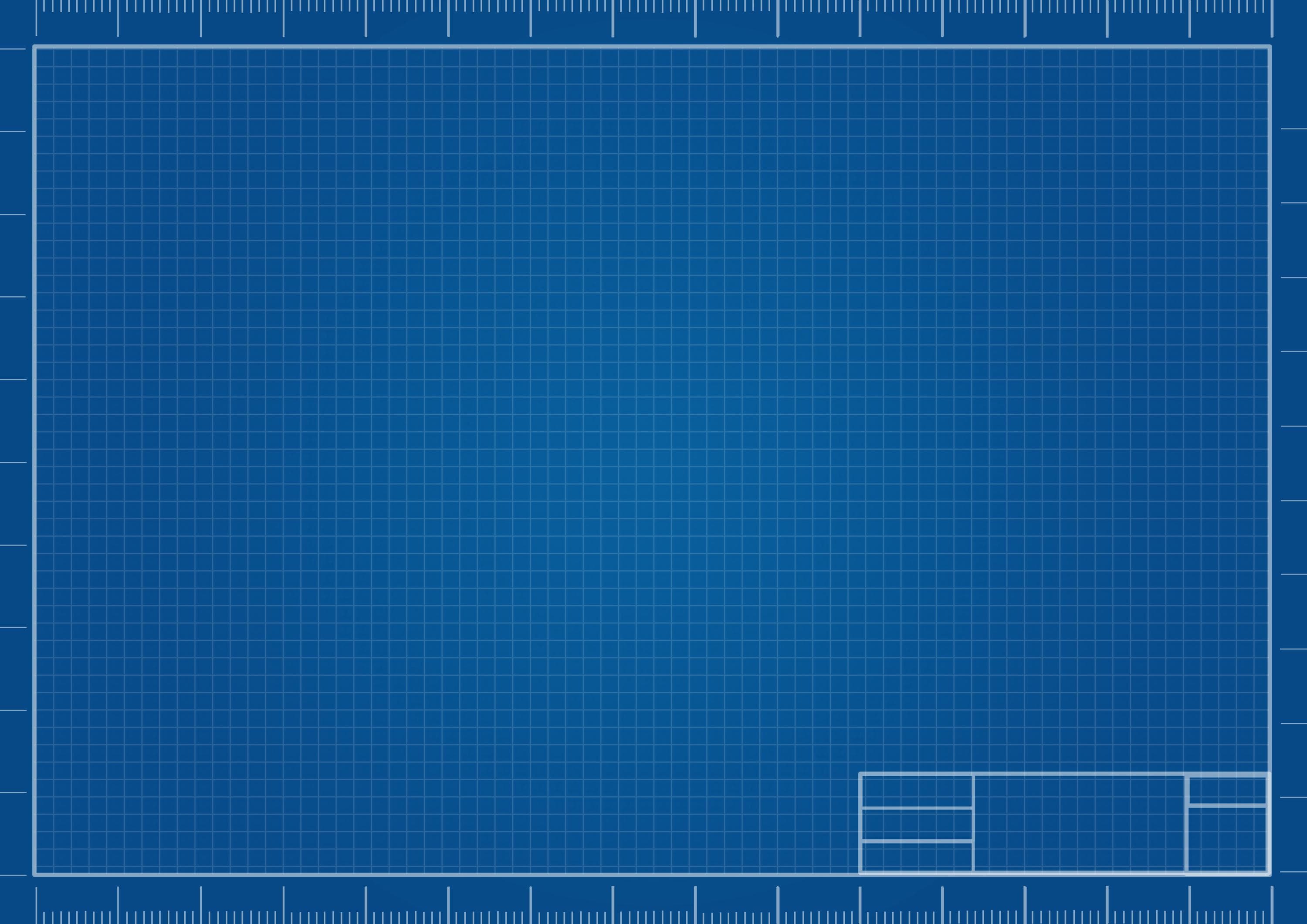 Printable Blueprint Maker Grid (landscape, Hi-res JPEG, PNG, PDF ...