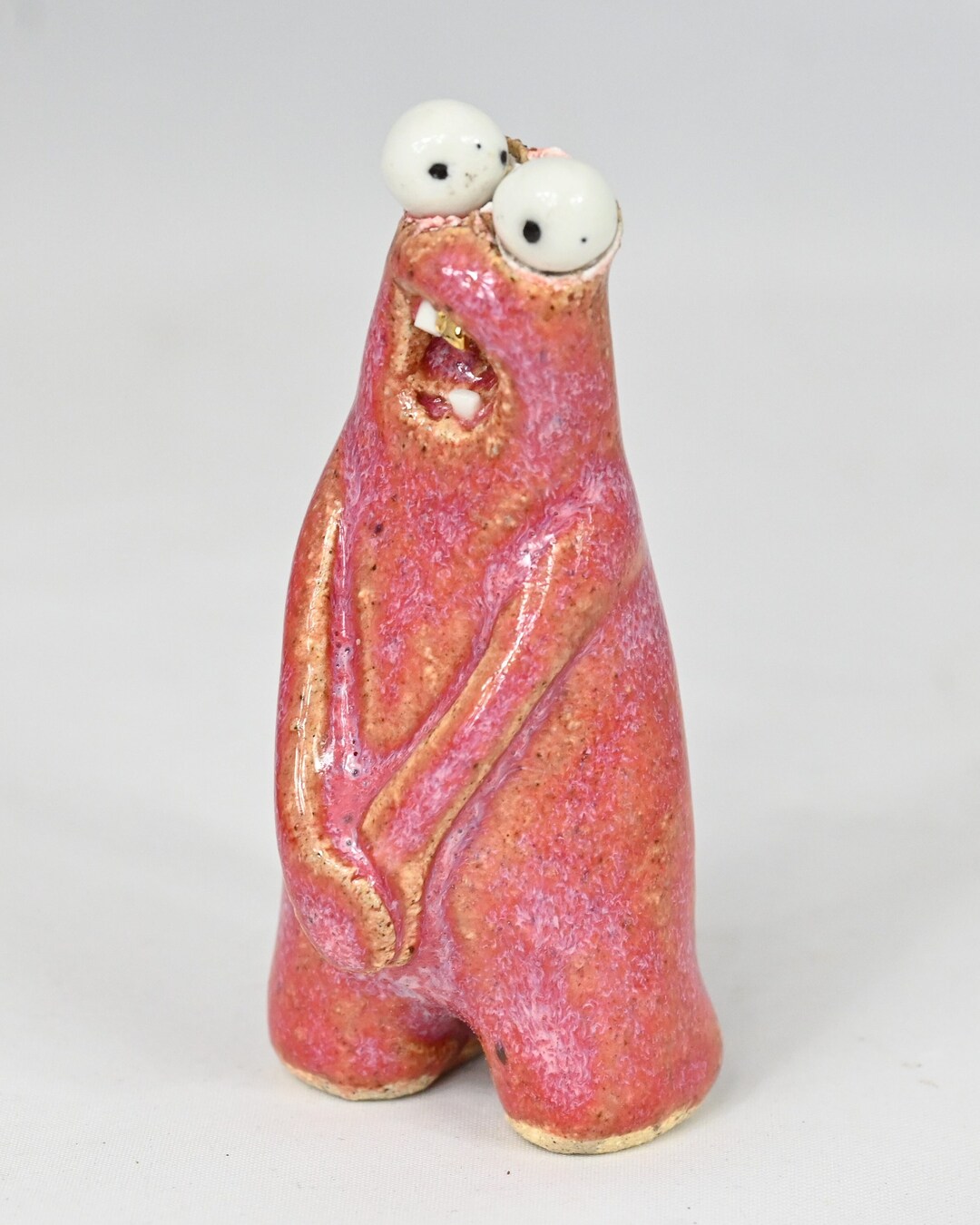 Squeezer Squeezer/ceramic Figurine/artistic Pottery/gift/teeth/red ...