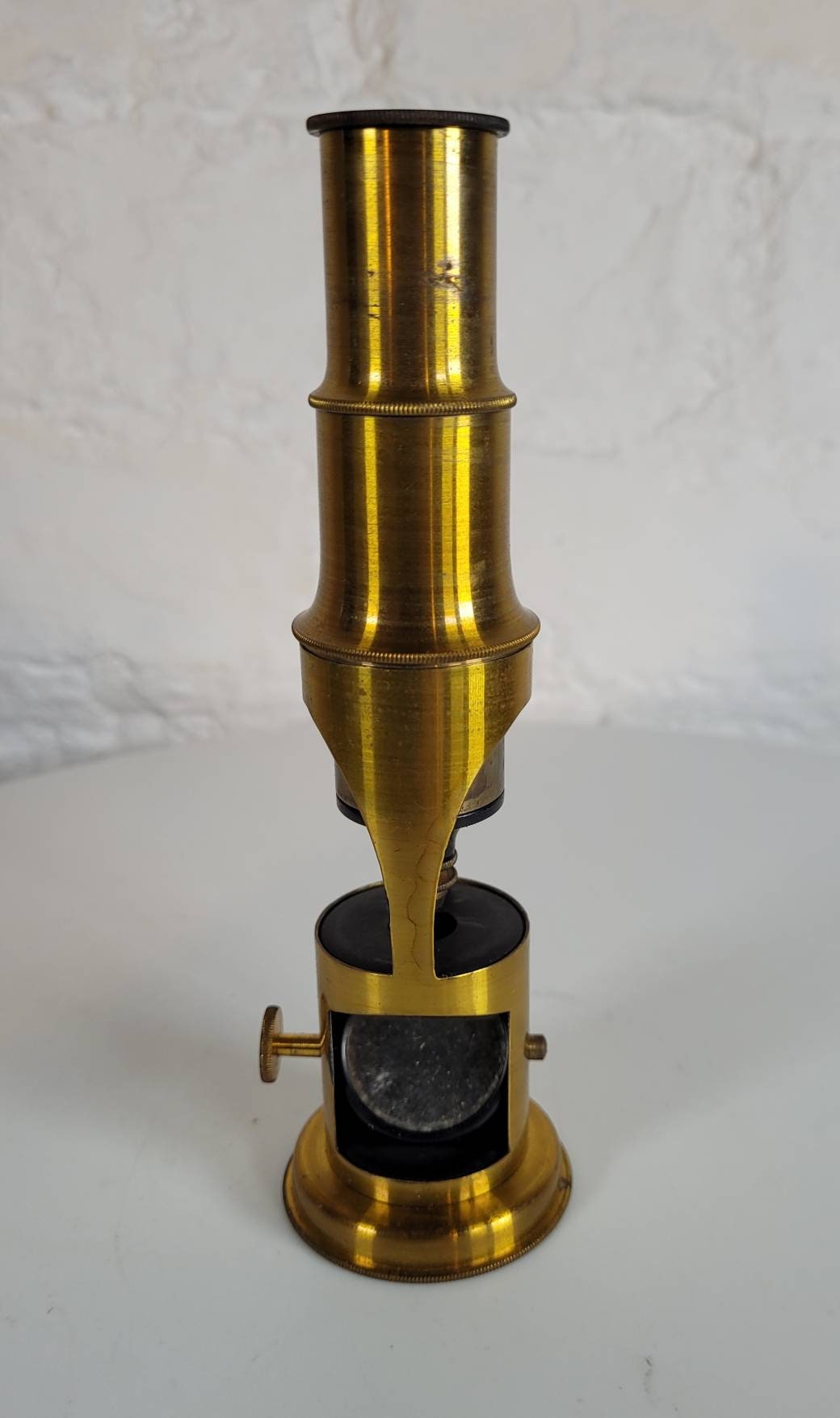 Antique Brass Barrel Field / Student Microscope With Slides - Etsy UK