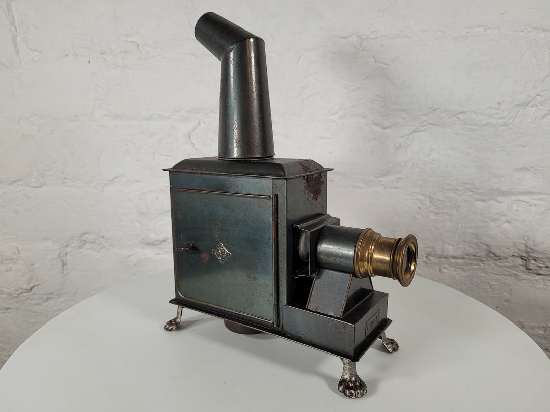 Antique Magic Lantern / Tin Magic Lantern / Antique Tin Toy - Etsy
