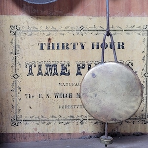 Antique American Gothic 30 Hour Clock by E.N. Welch of Forestville ...