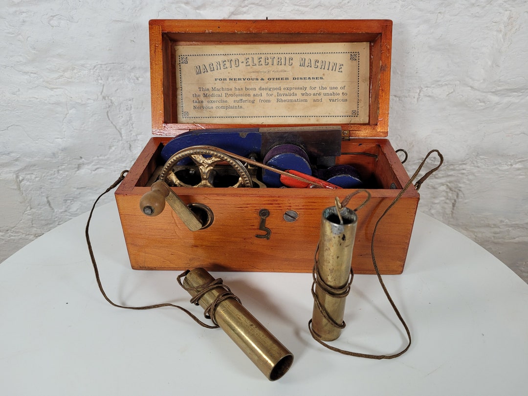 Antique Magneto Device / Magneto Electric Machine for Nervous and Other ...