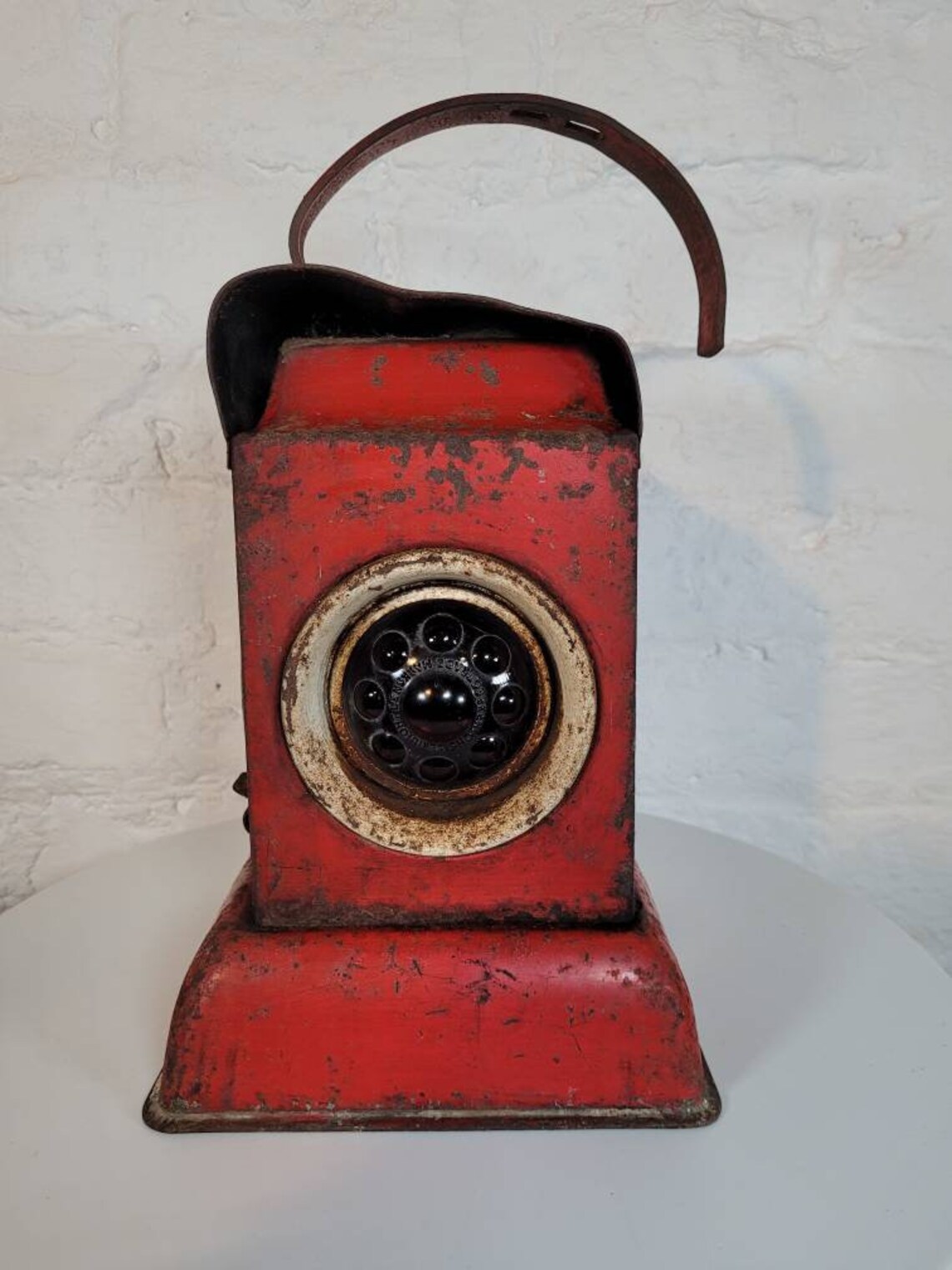 Vintage Road Safety Lantern / Mid-century Traffic Lantern / - Etsy UK
