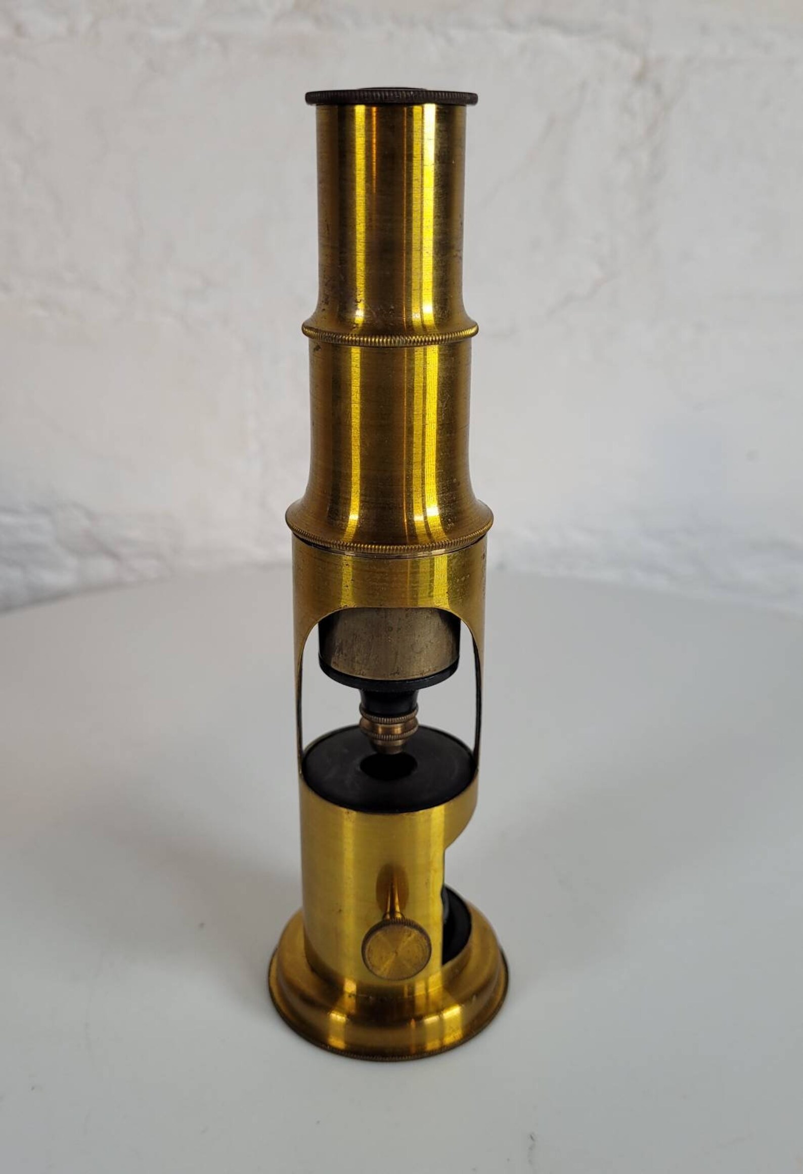 Antique Brass Barrel Field / Student Microscope With Slides - Etsy UK