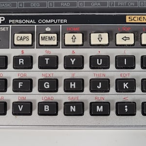 Vintage Casio FX-850P Personal Computer / Vintage Pocket Computer ...