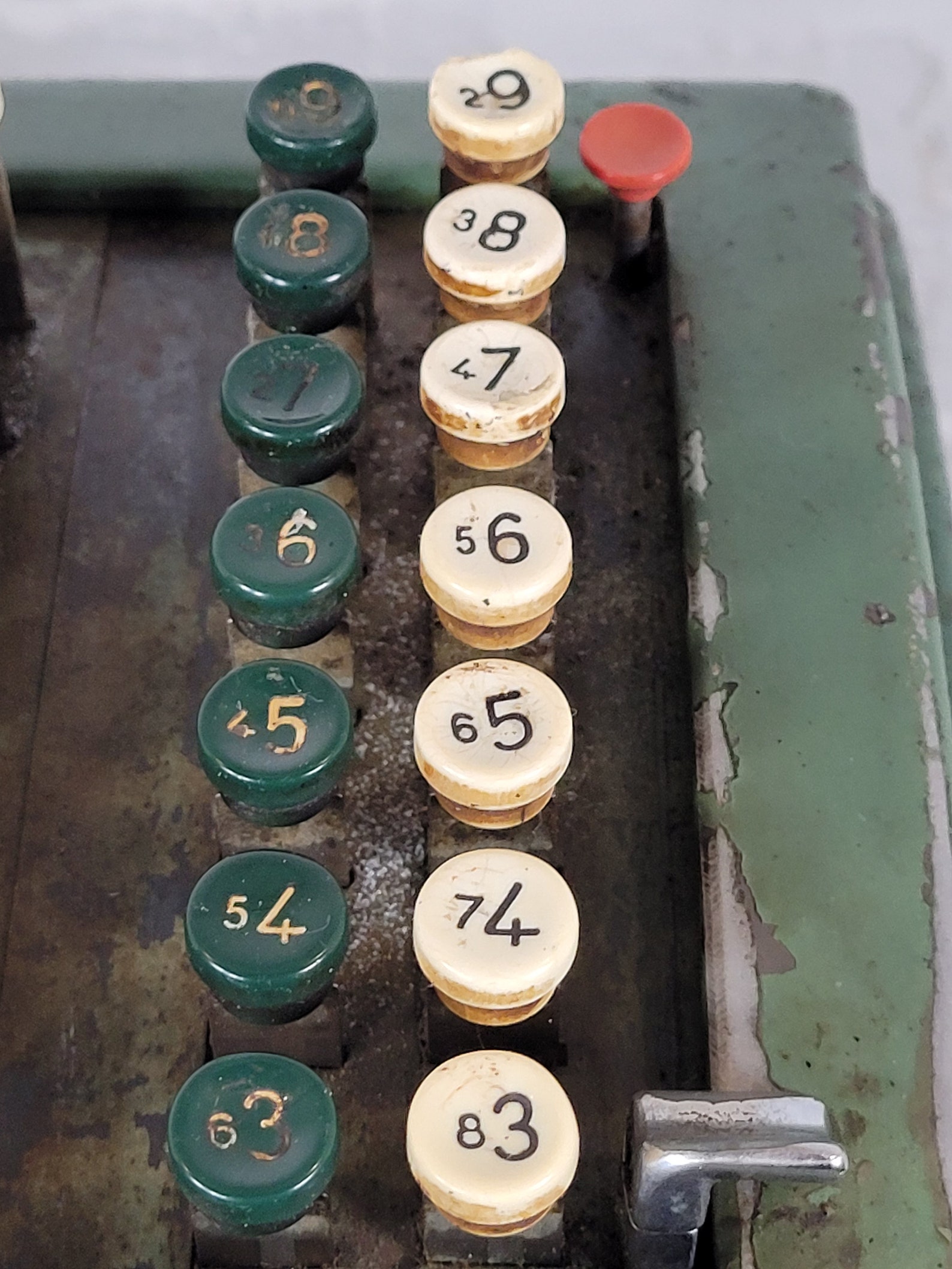 Mid-century Bell Punch Sumlock Comptometer / Vintage Mechanical ...