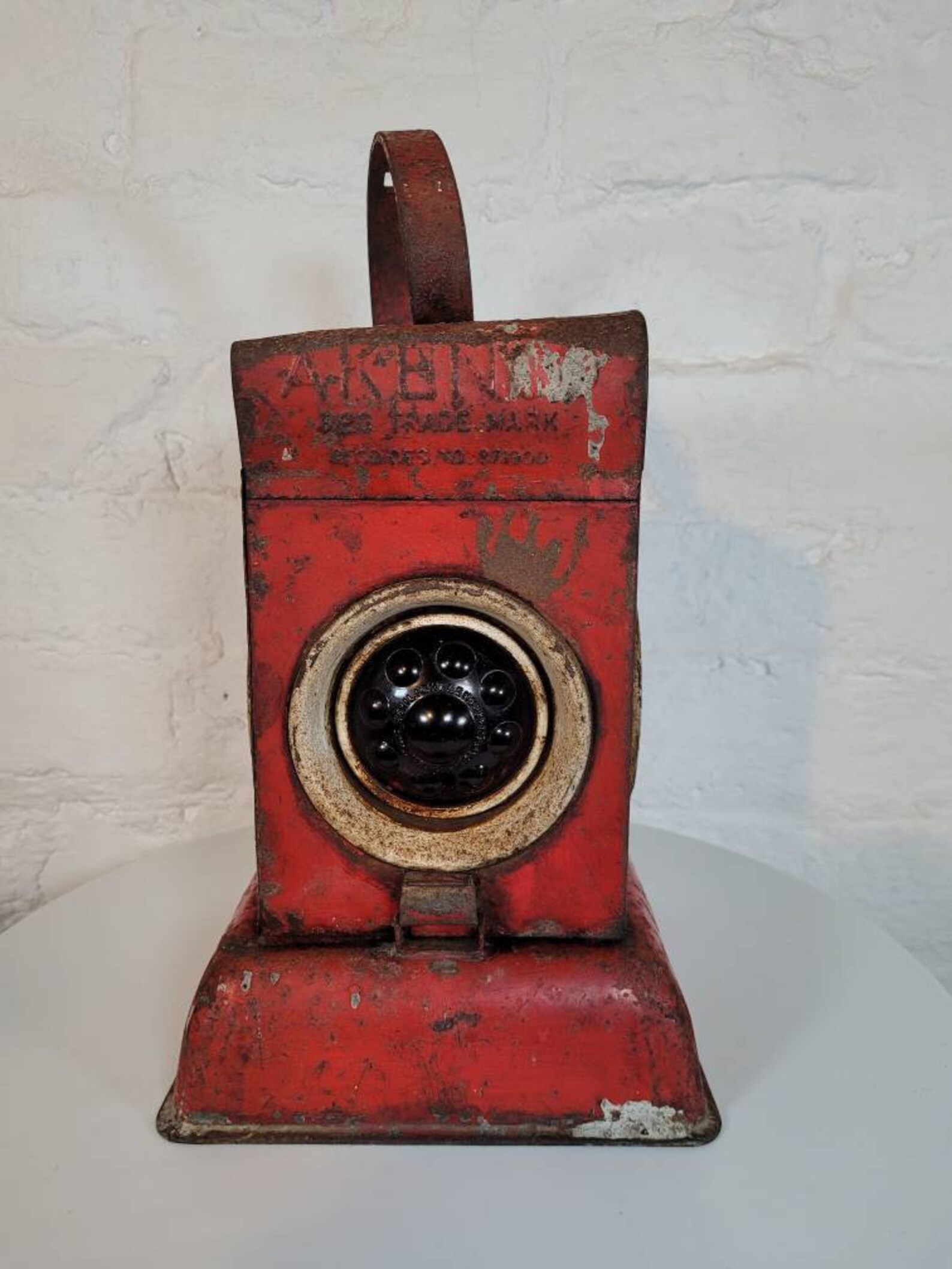 Vintage Road Safety Lantern / Mid-century Traffic Lantern / Vintage ...