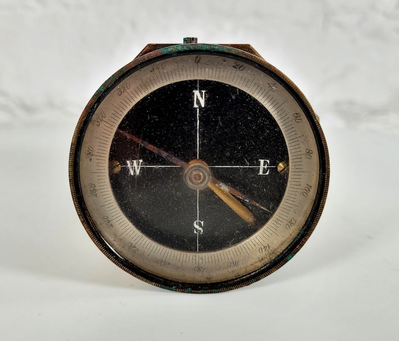 Antique Surveyors Cross With Compass / Antique Surveyors - Etsy