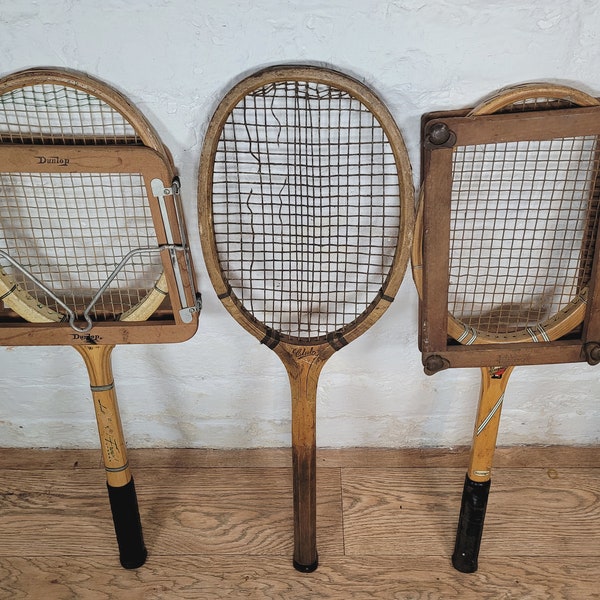 Wooden Tennis Racket - Etsy