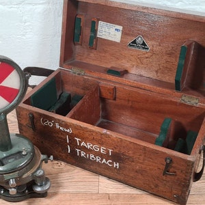 Vintage Surveyor's Theodolite Target / Vintage Hilger & Watts Surveyor ...