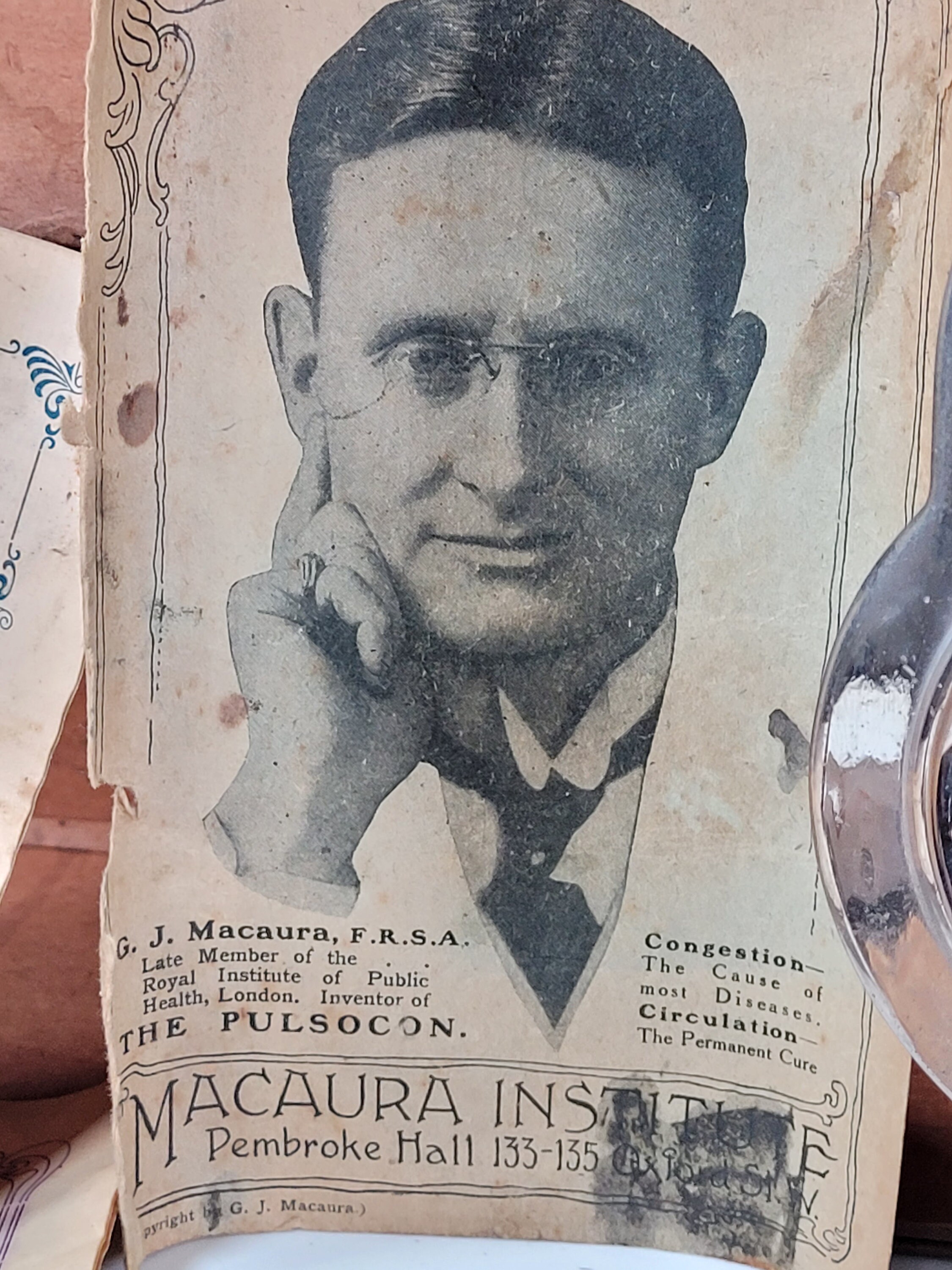 Antique Dr Macauras Blood Circulator With Original Instructions / Pulsocon / Quack Medical ...