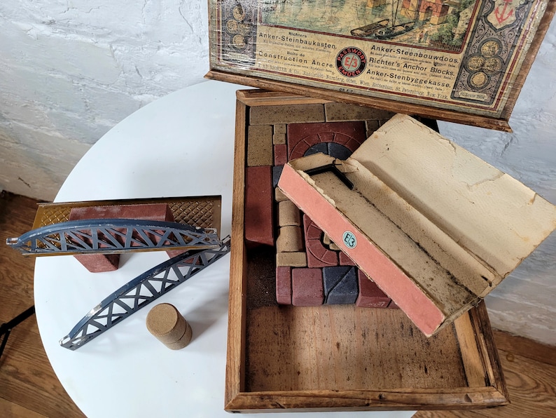 Antique Richter Blocks / Anchor Richter / Antique Construction Set ...