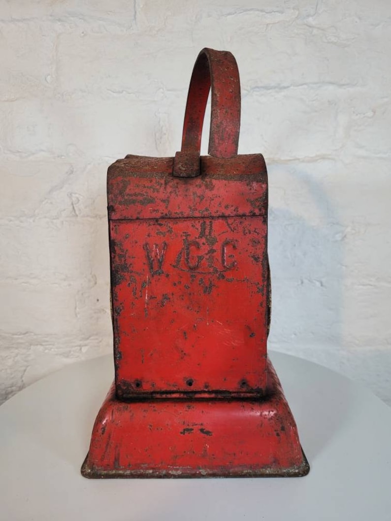 Vintage Road Safety Lantern / Mid-century Traffic Lantern / - Etsy UK