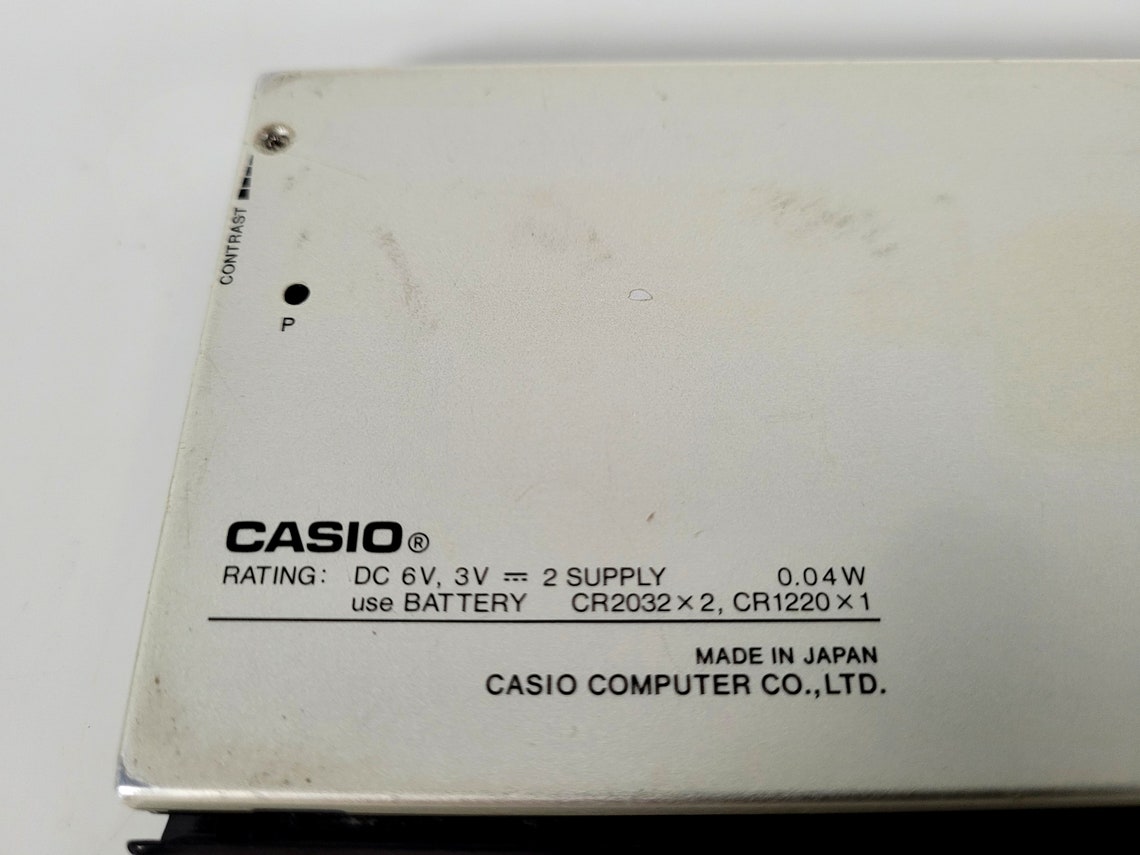 Vintage Casio FX-850P Personal Computer / Vintage Pocket Computer ...