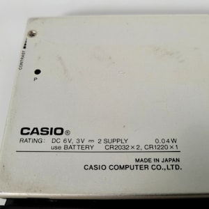 Vintage Casio FX-850P Personal Computer / Vintage Pocket Computer ...