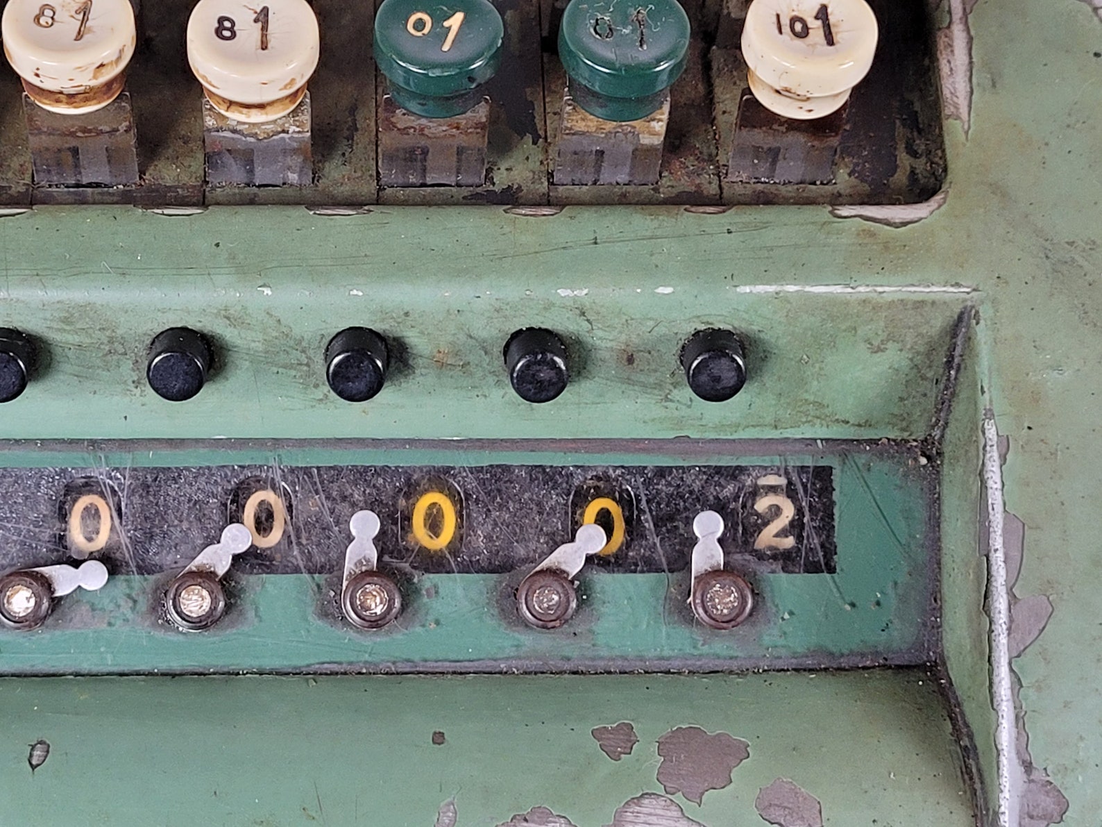 Mid-century Bell Punch Sumlock Comptometer / Vintage Mechanical ...