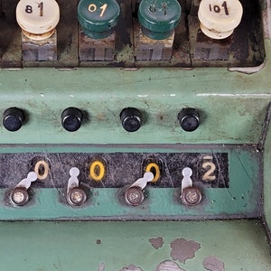 Mid-century Bell Punch Sumlock Comptometer / Vintage Mechanical ...