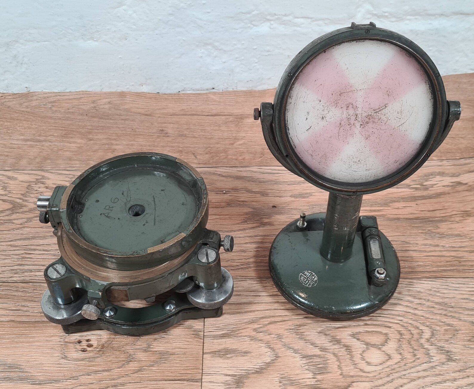 Vintage Surveyor's Theodolite Target / Vintage Hilger & Watts Surveyor ...