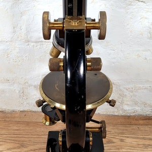 Antique J. Swift and Son Petrological Microscope / Antique Brass ...