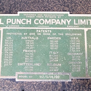 Mid-century Bell Punch Sumlock Comptometer / Vintage Mechanical ...