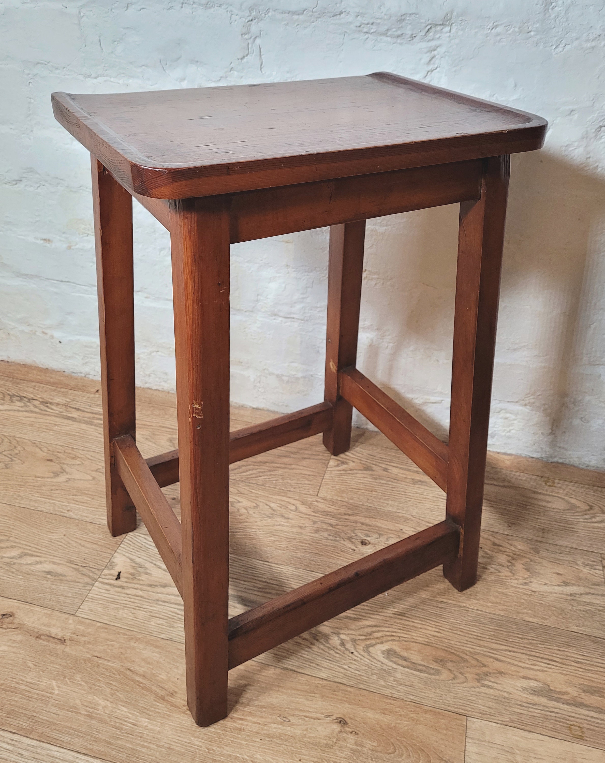 Antique Pine Kitchen Stool / Antique 1920's Stool - Etsy