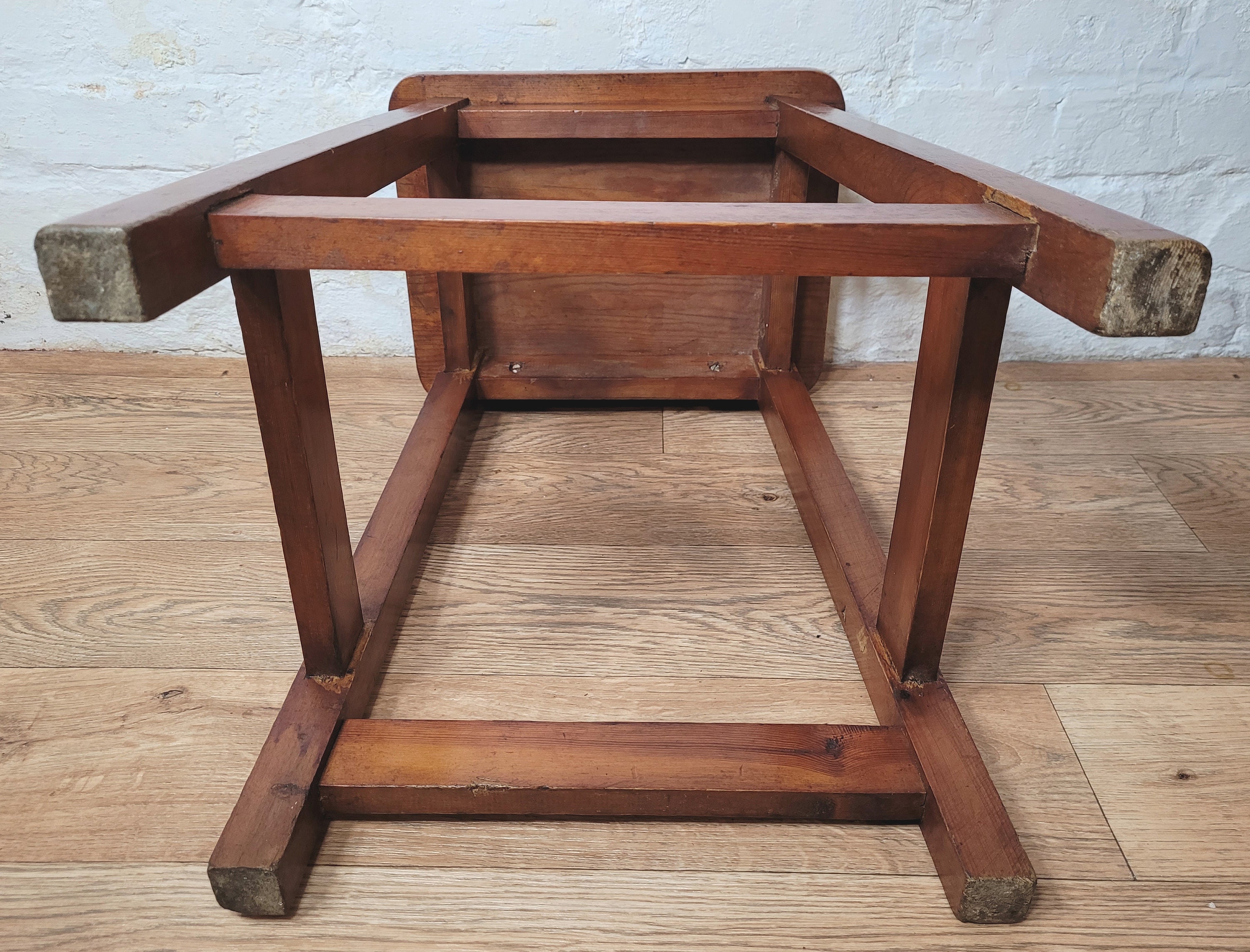 Antique Pine Kitchen Stool / Antique 1920's Stool - Etsy