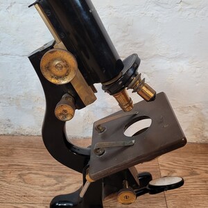Antique Watson Microscope / Vintage Service Microscope / Large and ...