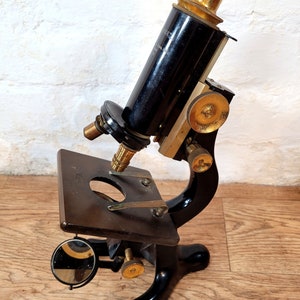 Antique Watson Microscope / Vintage Service Microscope / Large and ...