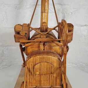 Large Vintage Matchstick Model of Stephenson's Rocket / Vintage Train ...