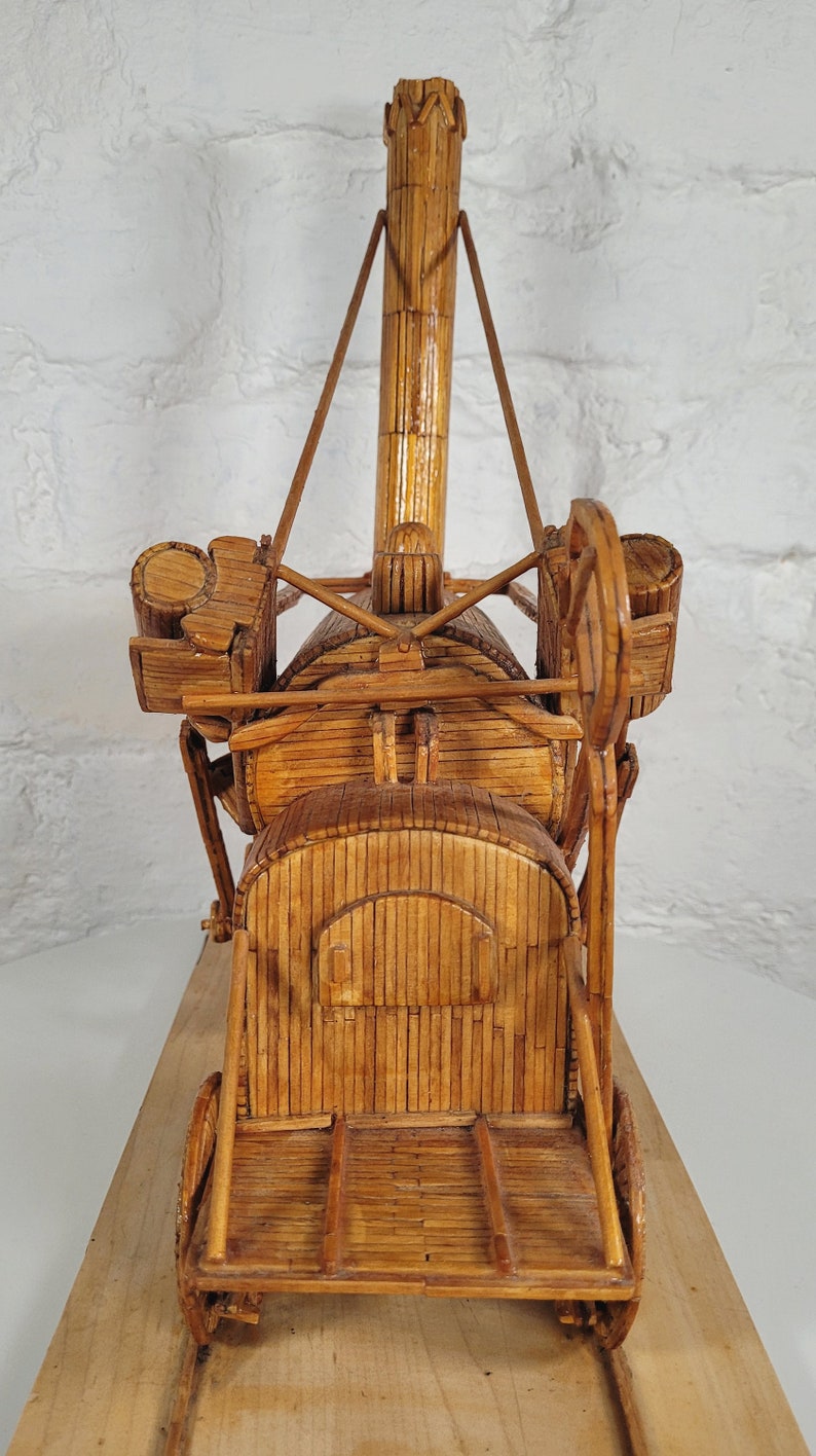 Large Vintage Matchstick Model of Stephenson's Rocket / - Etsy