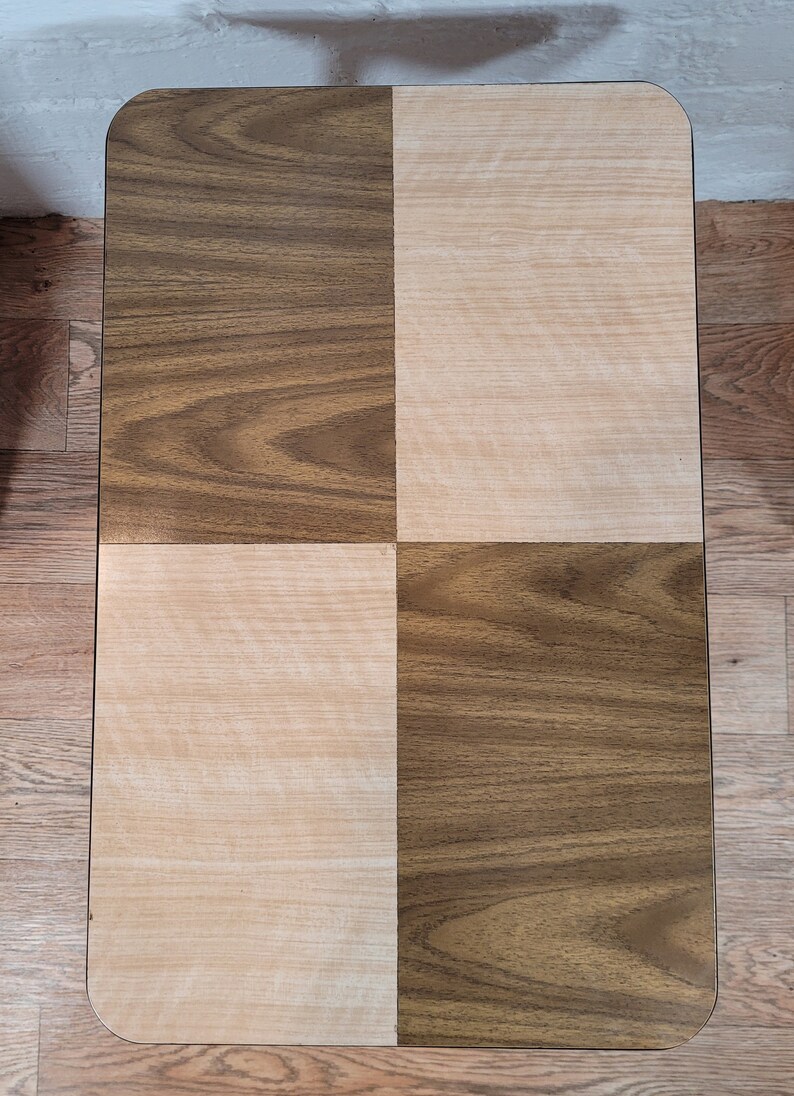 Vintage Mid-century Modern Formica Table - Etsy