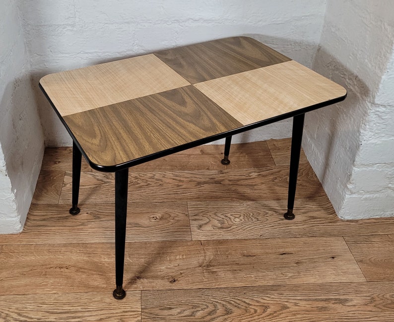 Vintage Mid-century Modern Formica Table - Etsy