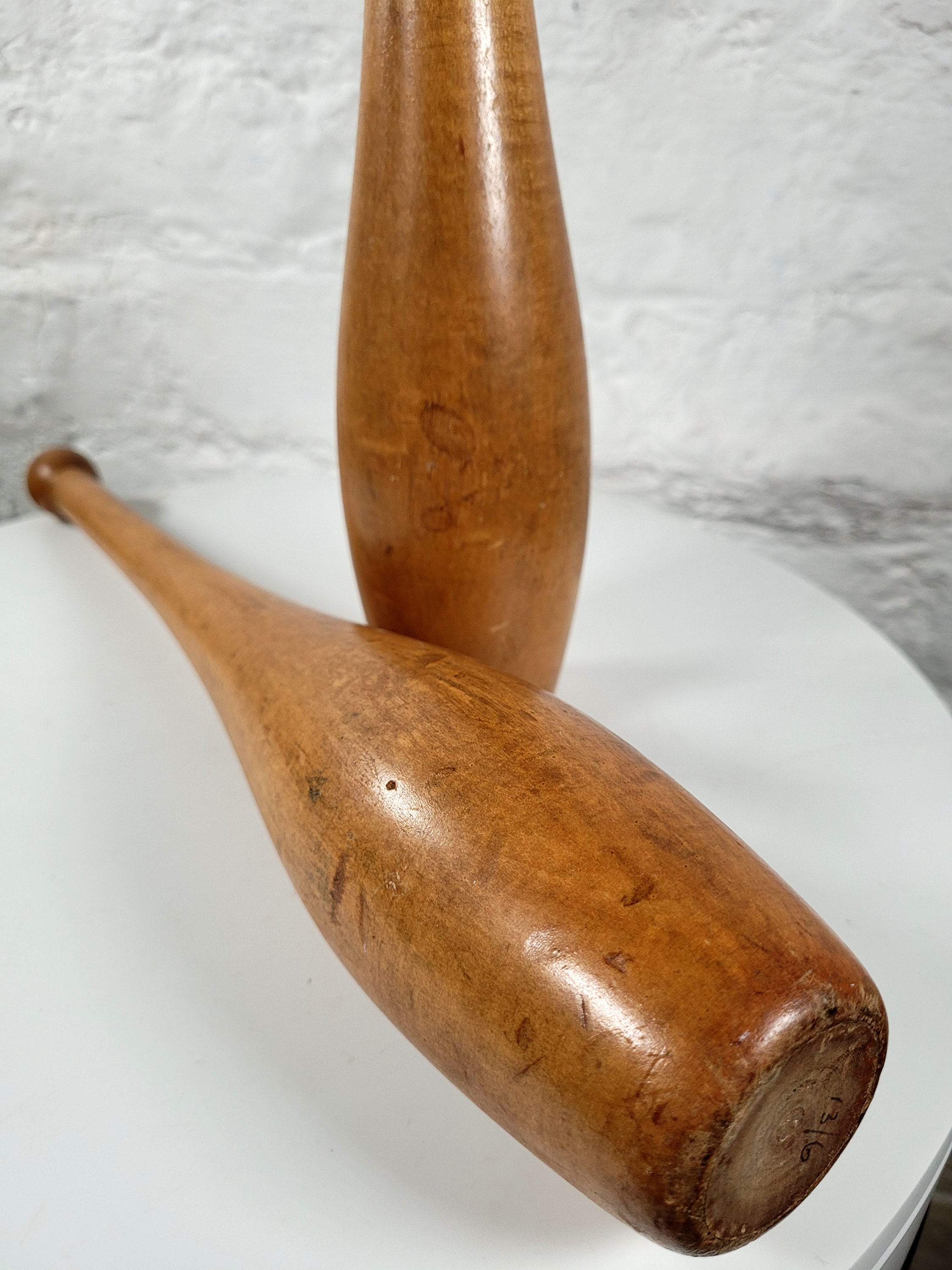 Antique Indian Clubs / Antique Exercise Equipment / Antique - Etsy