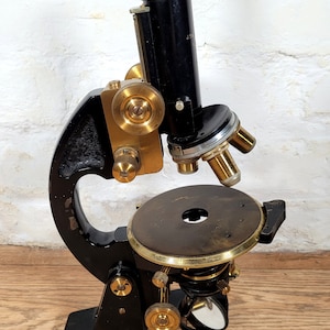 Antique J. Swift and Son Petrological Microscope / Antique Brass ...