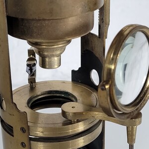 Antique Victorian Barrel Microscope / Antique English Drum Microscope ...