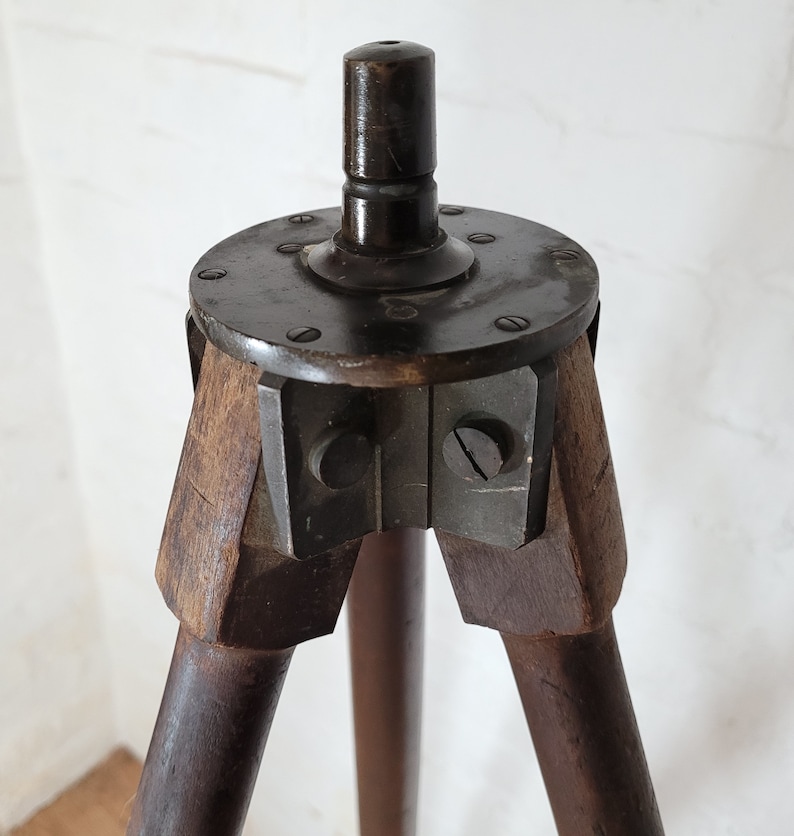 Vintage Wooden Tripod / Surveyor's Tripod - Etsy