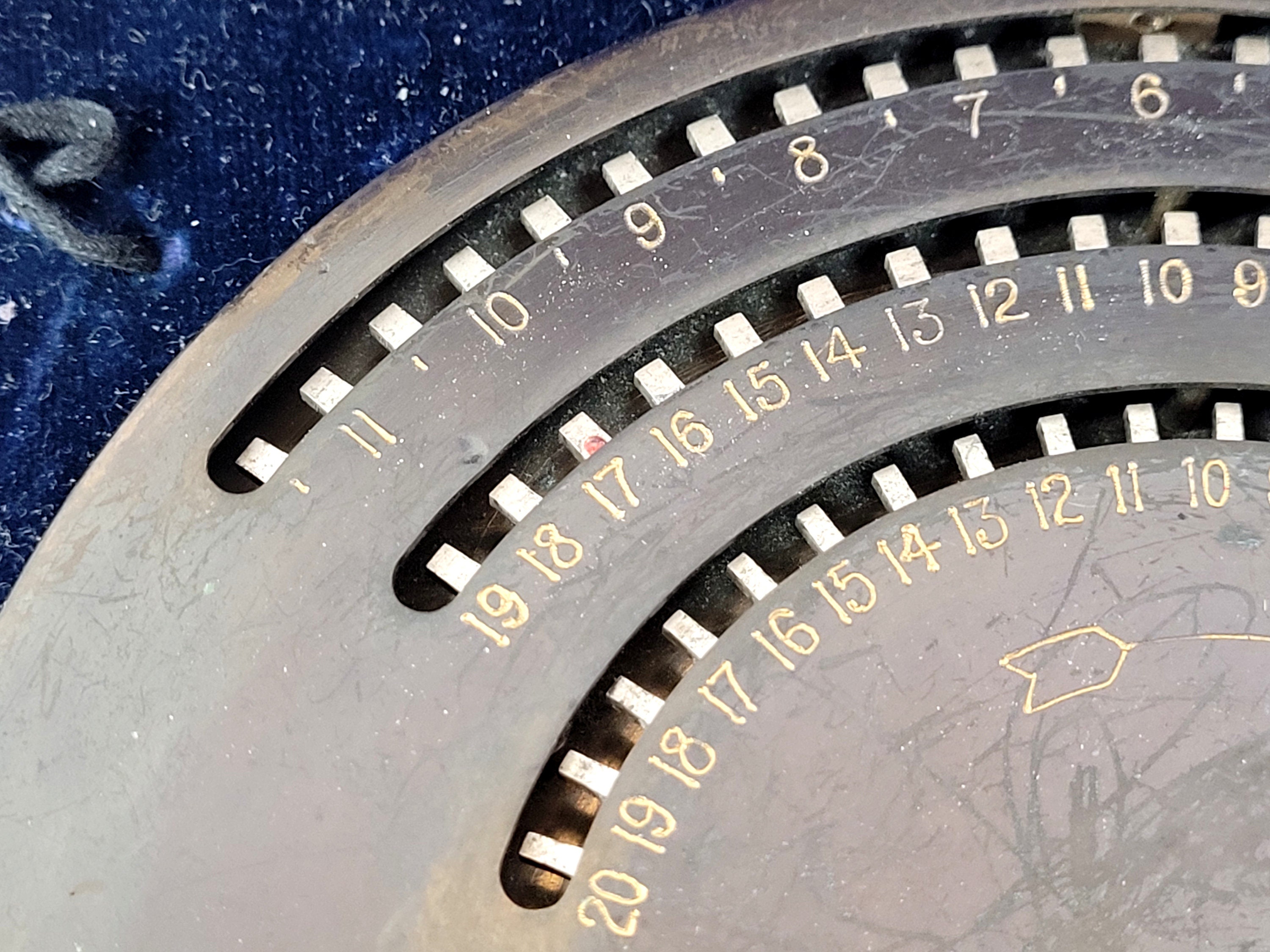 Antique British Money Calculator Model b in Presentation Case With ...