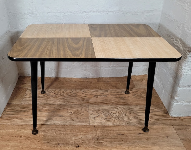 Vintage Mid-century Modern Formica Table - Etsy