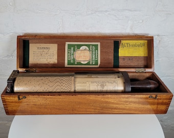 Antique Fuller Calculator / Stanley Fully Calculator / Cylindrical ...