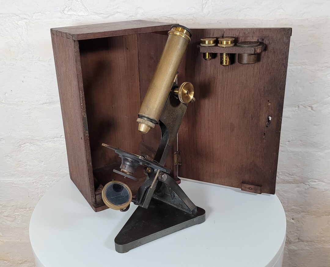Antique R J Beck Star Microscope / Antique Brass Microscope / Vintage ...