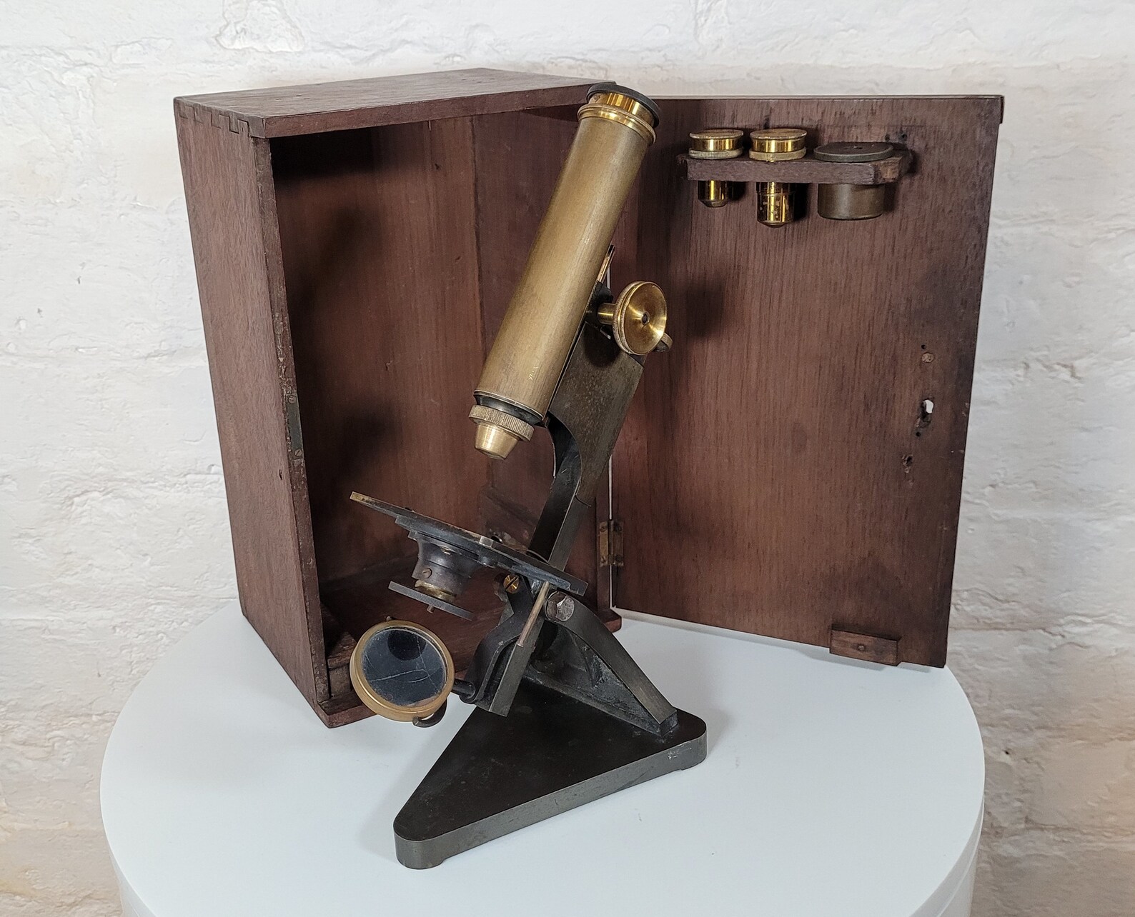 Antique R J Beck Star Microscope / Antique Brass Microscope / - Etsy